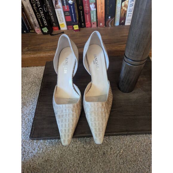 Pancaldi | Shoes | Vintage Pancaldi Dorsay Pumps Pointed Toe Python And ...